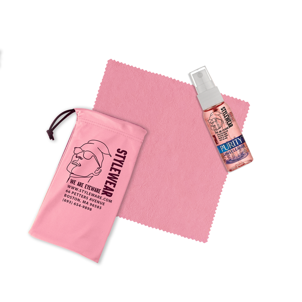 Pink 1 oz. Purity™ Imprinted Pouch Kits – Dynamic Labs